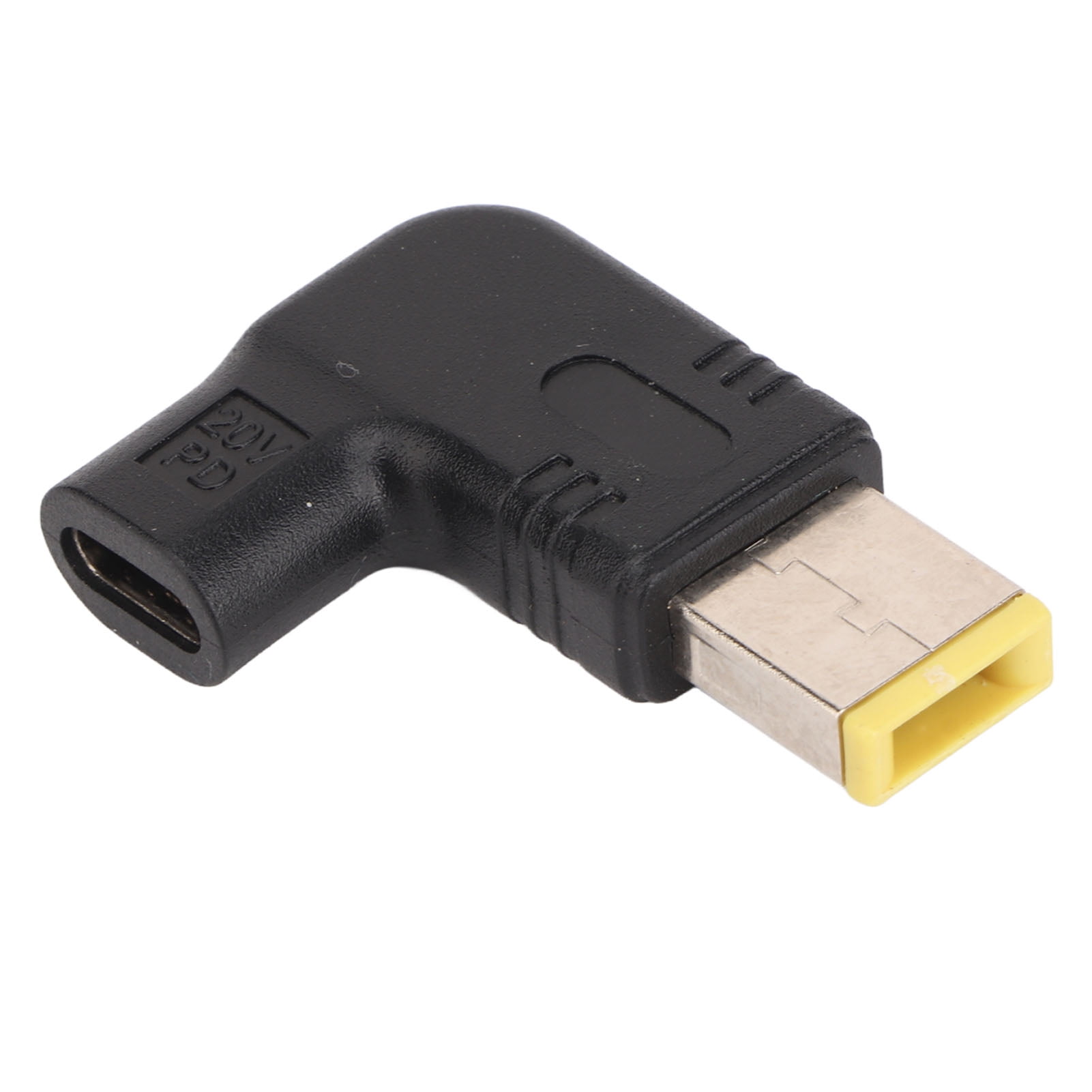 Type C Female to Square Tip Adapter 100W PD Fast Charging 90 Degree ...