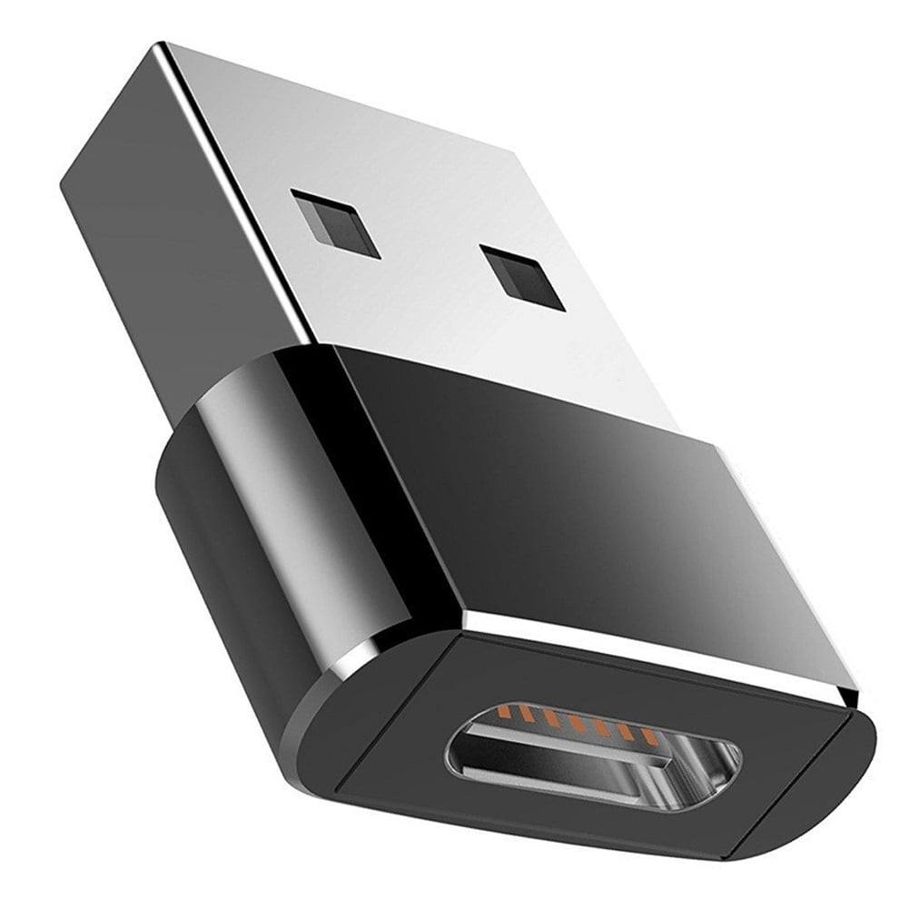 Type C Female to USB Male Connector Type C to USB Adapter - Walmart.com