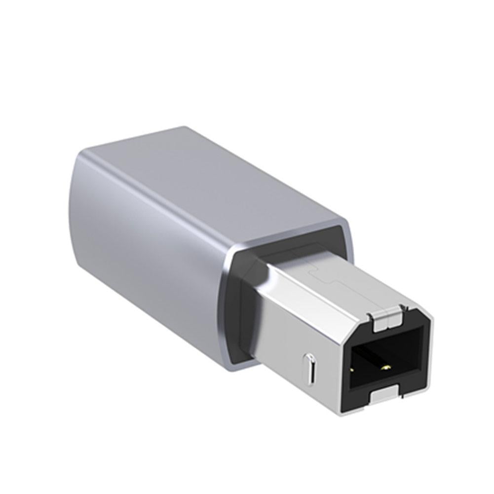 Type-C Female to USB Printer Cable Adapter with Aluminum Design Shell ...