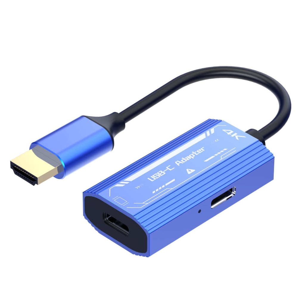 Type C/HD2.0 Conversion Adapter Cable Power Supply Charging Docking ...