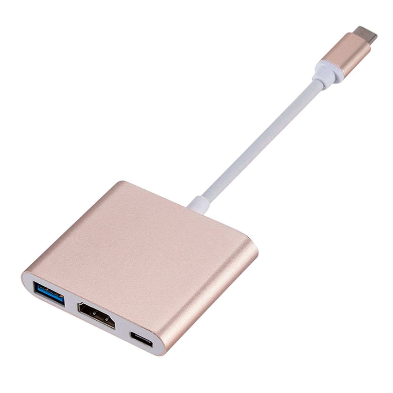 Type-C HUB USB C to HDMI-Compatible Splitter USB-C 3 iN 1 4K HDMI USB 3 ...