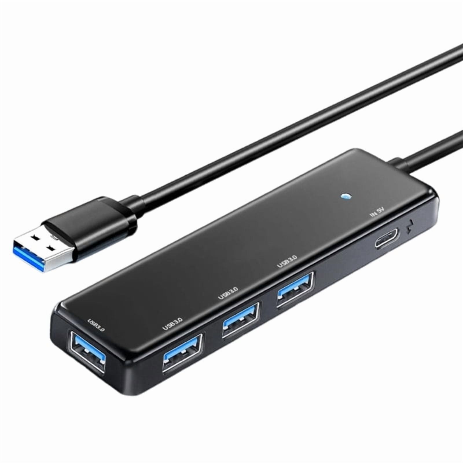 Type C Hub 4 Port 5Gbps Expander Adapter for Laptop Flash Drive HDD ...