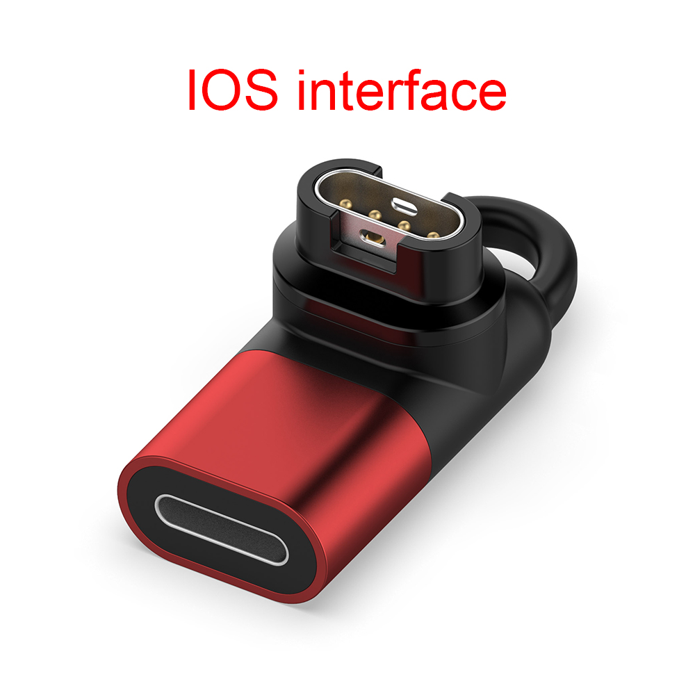 Type C/IOS/Micro USB Female to 4pin Charger Adapter For Garmin Fenix 7 ...