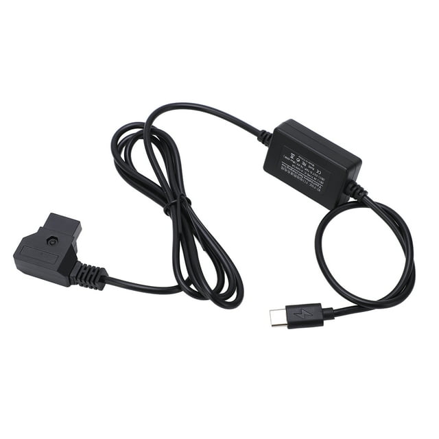 Type C Input to D Tap Output Charging Cable Camera Battery Power Cable ...