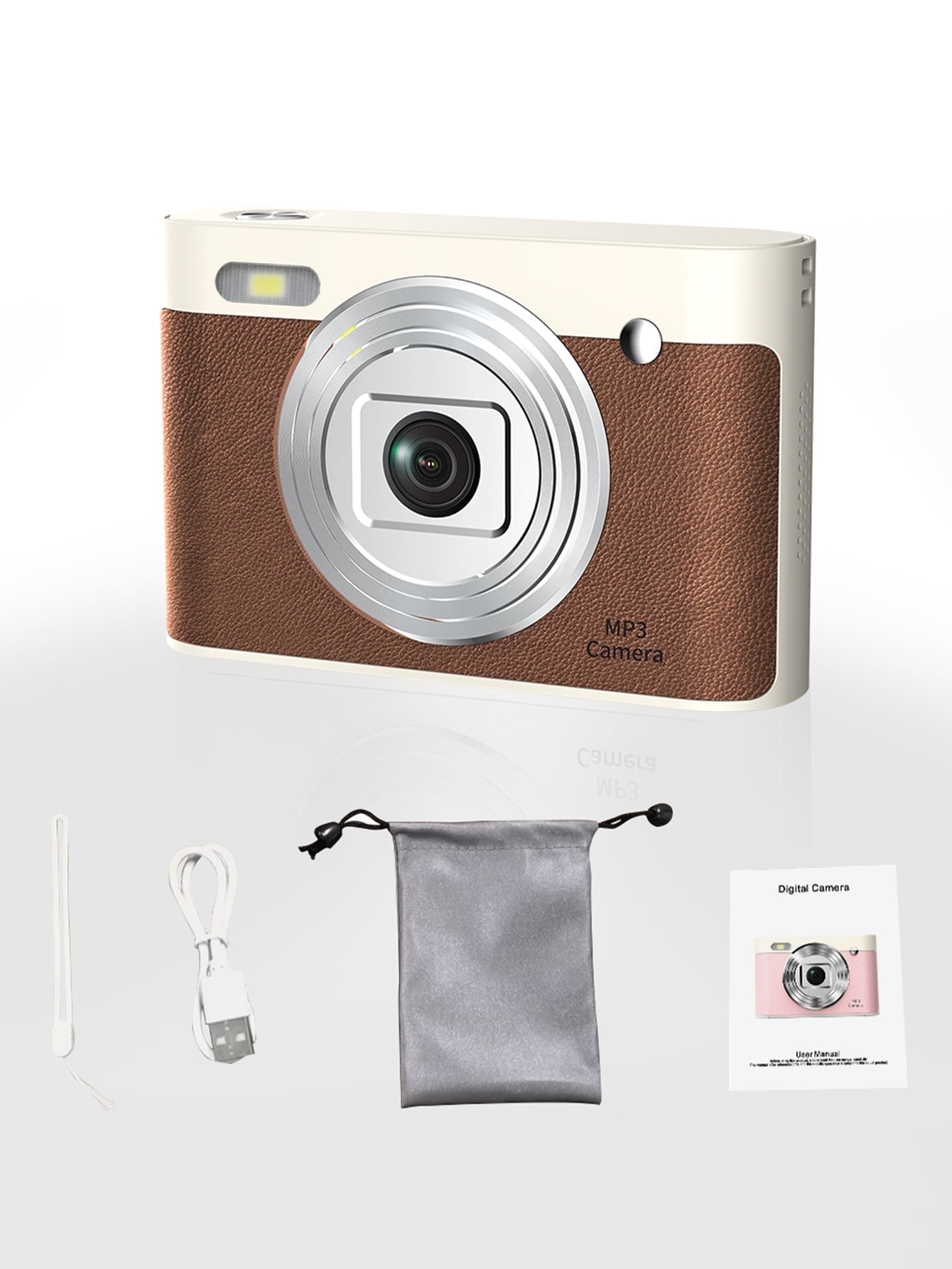 Retro Digital Cameras, Type-C Interface,High-Definition 4K, 16x Zoom ...