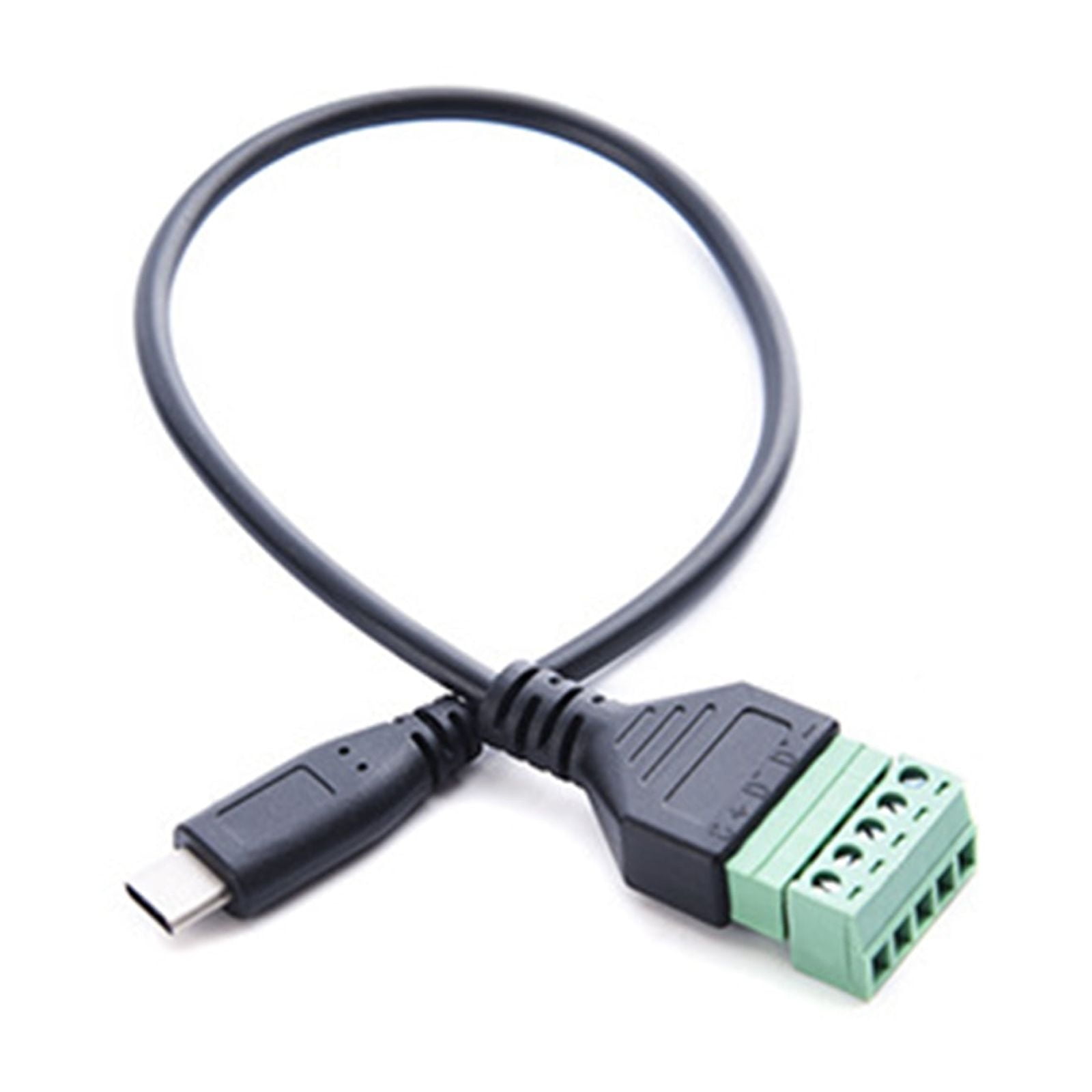Type C Male Connector Solderless Terminal Data Cable 30cm for Charging ...