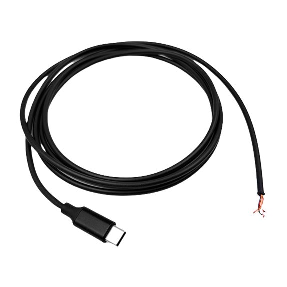 Type C Male Plug to Bare Wire Cable Open End TRRS 5Pin Stereo Plug ...