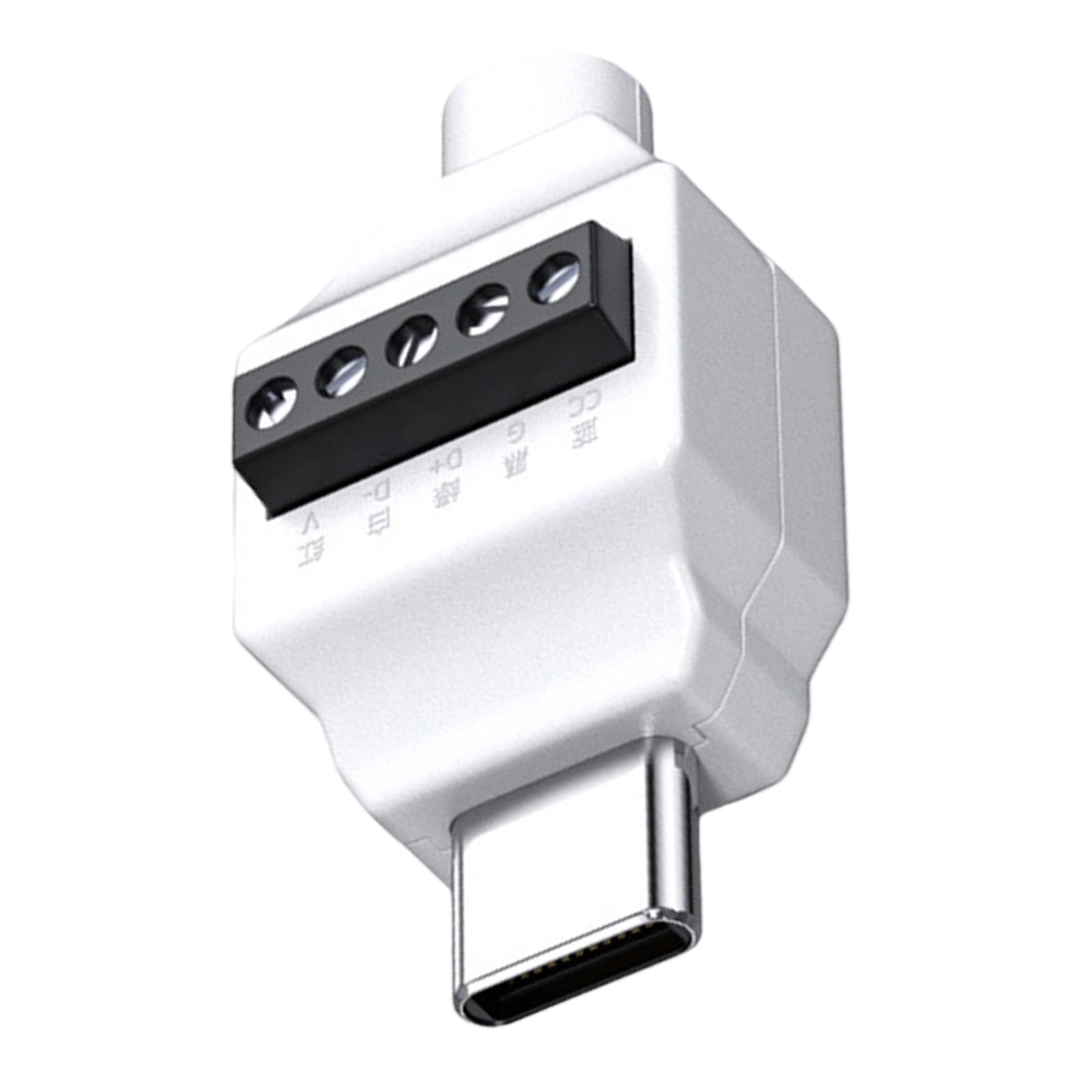 Type C Male to 5Pin/4pin Solderless Connectors Crimp Terminal for ...