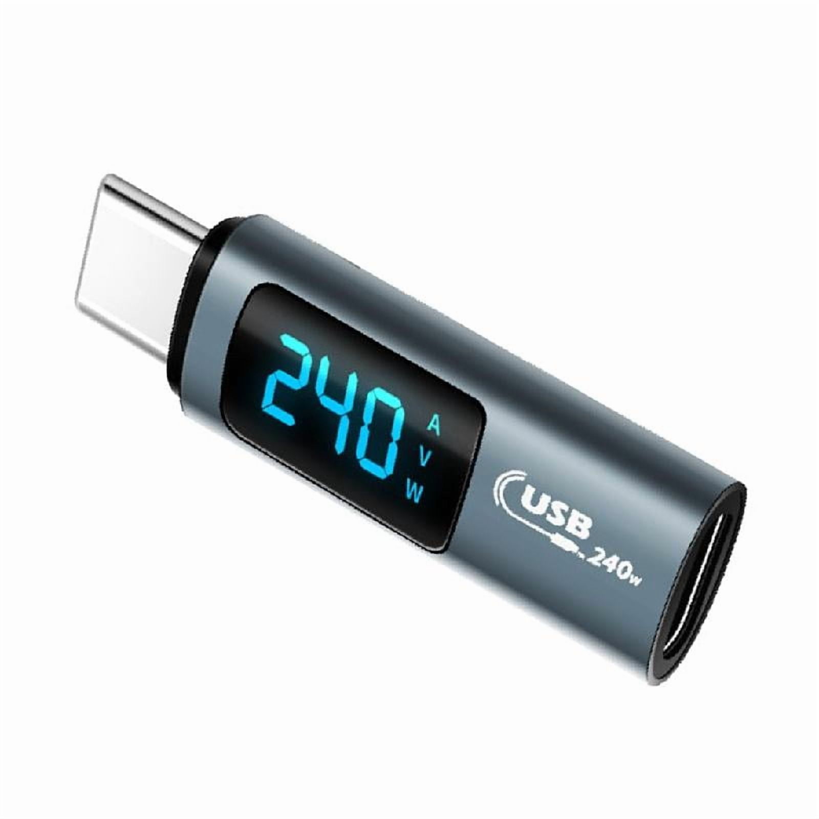 Type C Male to Female Power Testing Tool 240W Type C Adapter Power ...