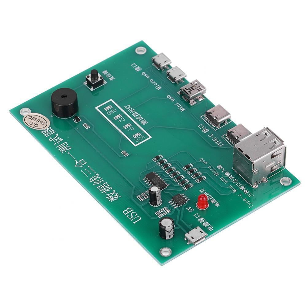 Type-C/Mini/Micro USB Tristar Dock Charging IC Cable Triad Tester For ...