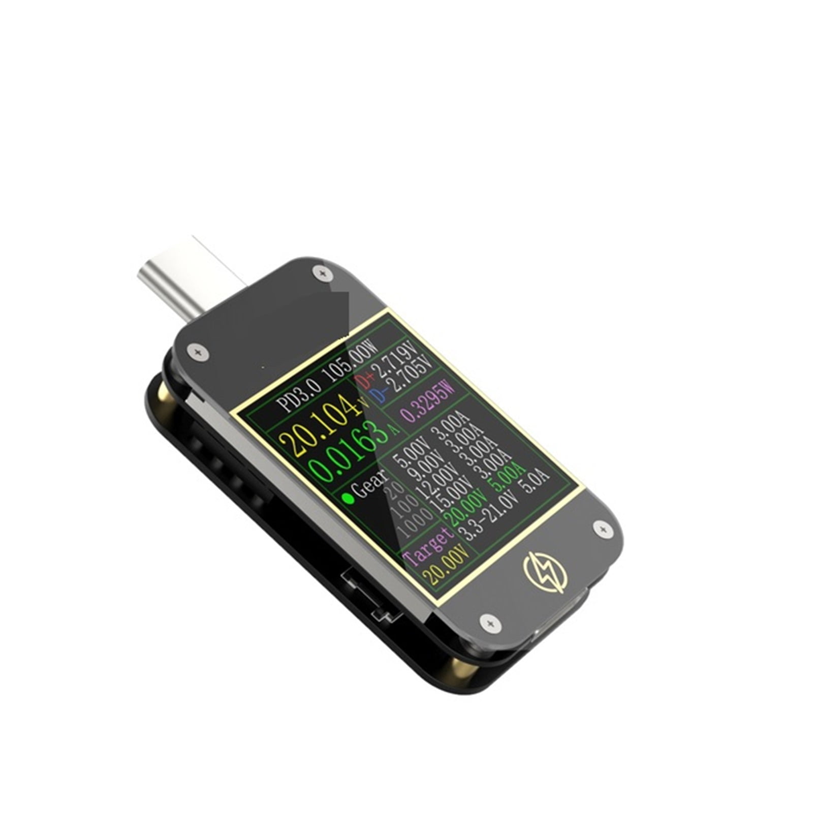 Type-C PD Trigger USB-C Voltmeter Ammeter Fast Charging Protocol Test ...
