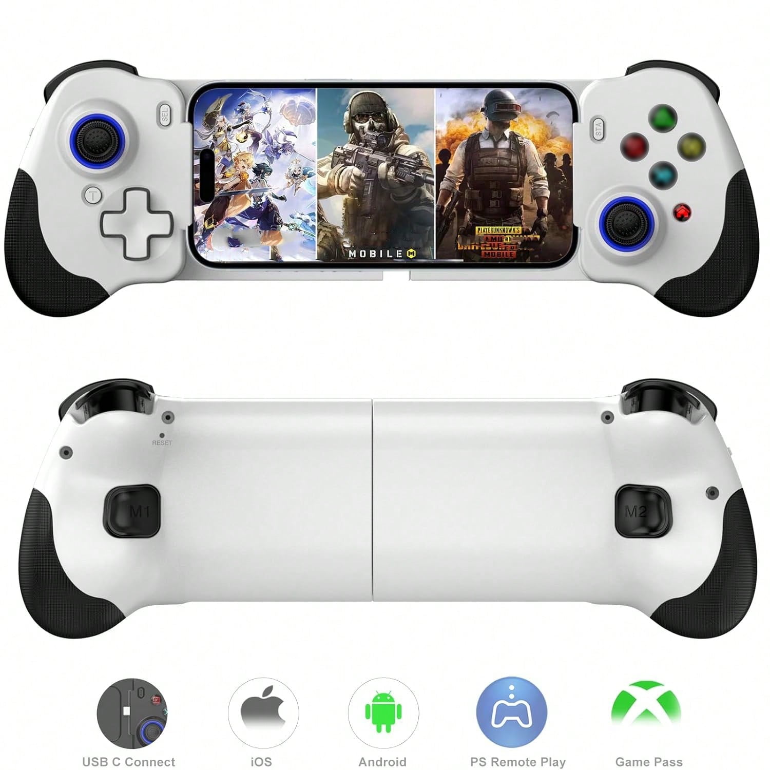 Type-C Phone Gaming Controller For IPhone 16/15 Series & Android (USB-C ...
