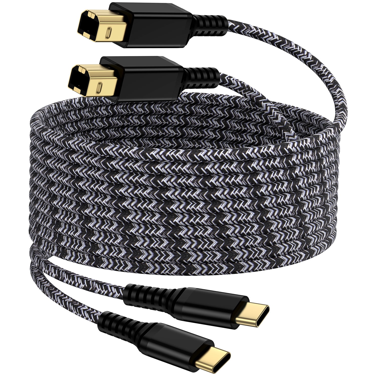 Type C Printer Cable 10FT,2Pack USB C to USB B Printer Cable to ...