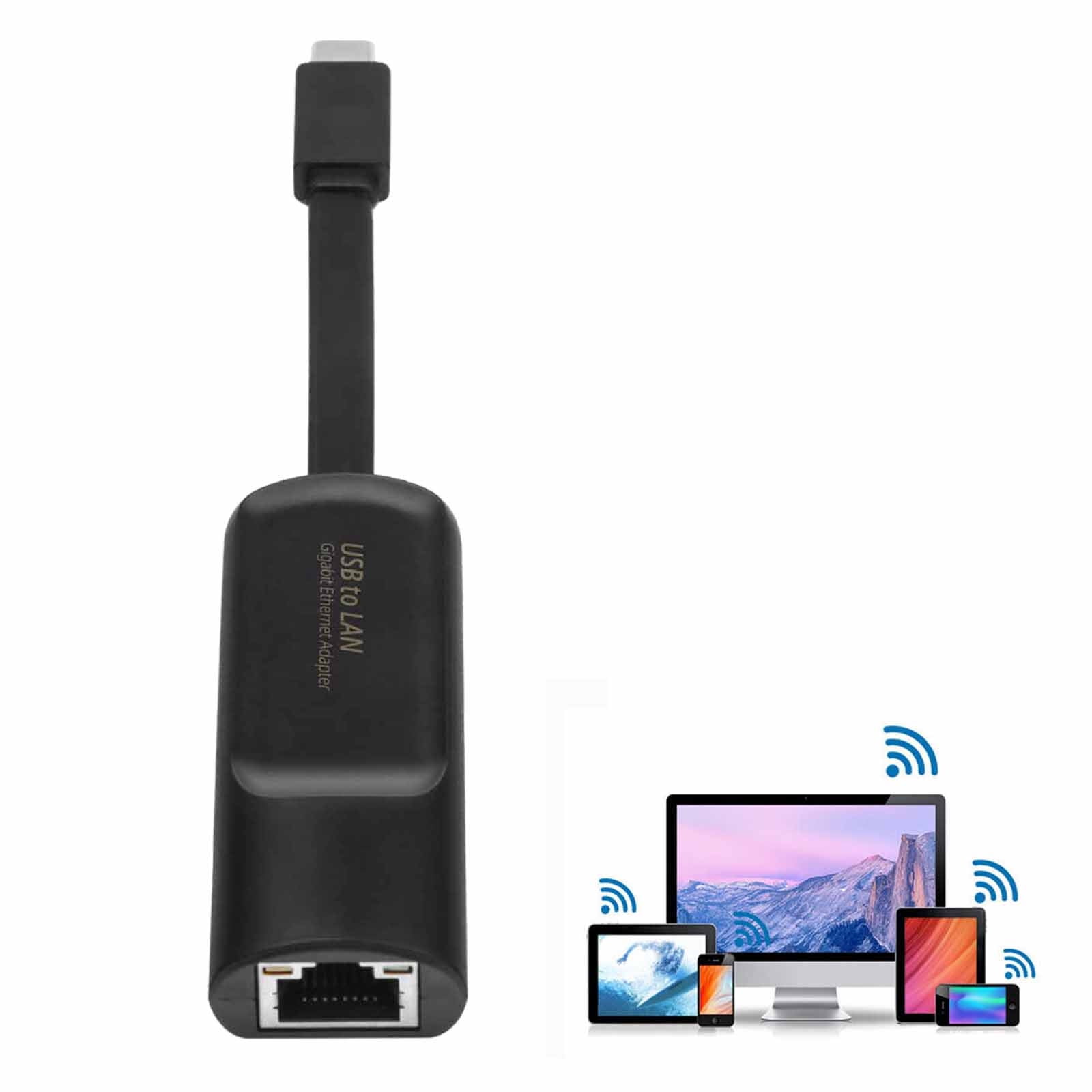 Type-C To RJ45 Network Adapter, 1000Mbps Fast Ethernet, Windows ...