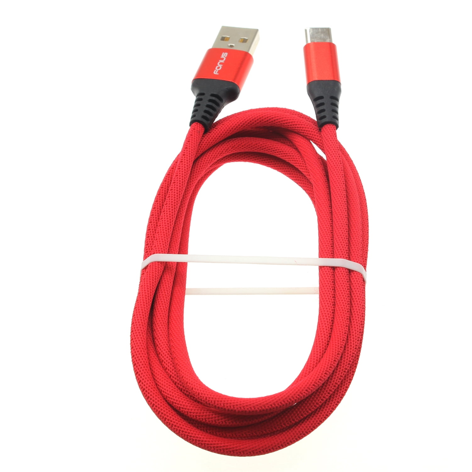 Type-C Red 6ft USB-C Cable for Samsung Galaxy A05/A04e/A03s - Charger ...
