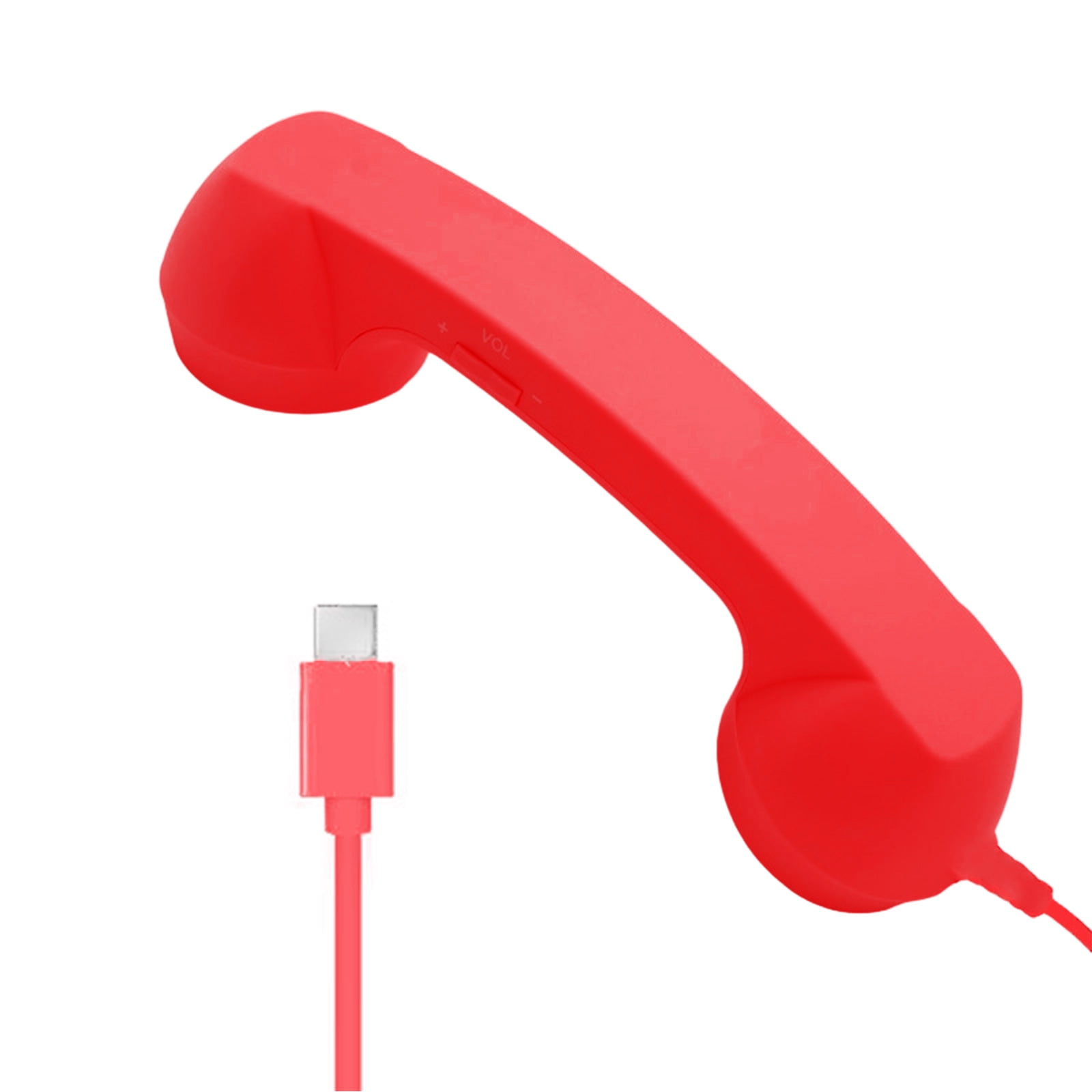 Type C Retro Telephone Handset For Mobile Phones Plugs And Play With ...