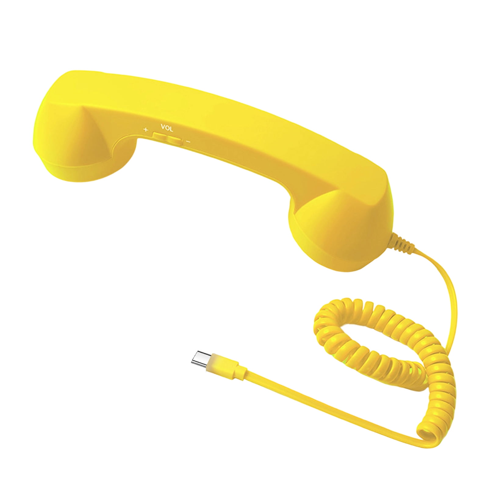 Type C Retro Telephone Handset For Mobile Phones Plugs And Play With ...