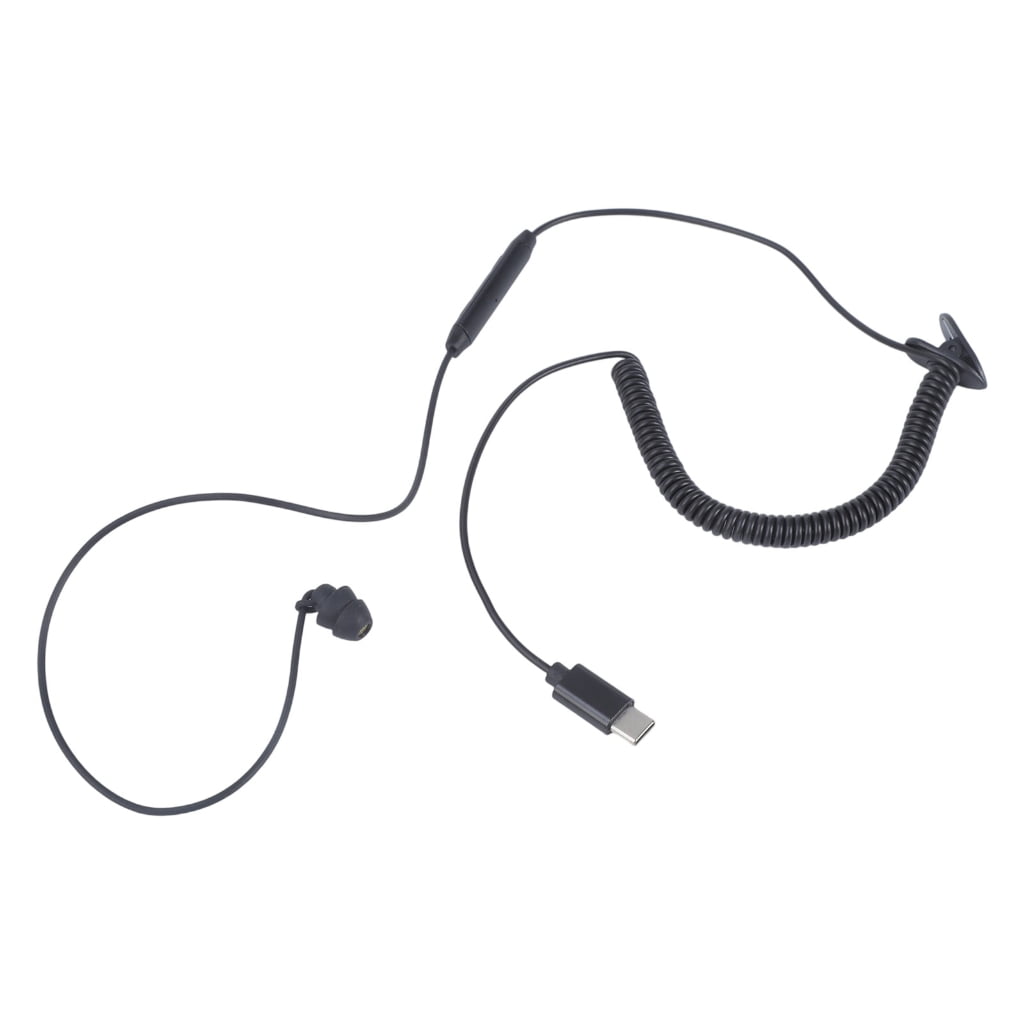 Type C Single Side Earphone Detachable Mic Management for Phone Tablet ...