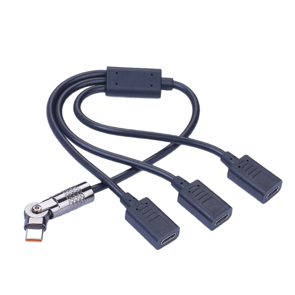 Type C Splitter Cable Type C 1 Male to 3 Female Converter Multiple ...