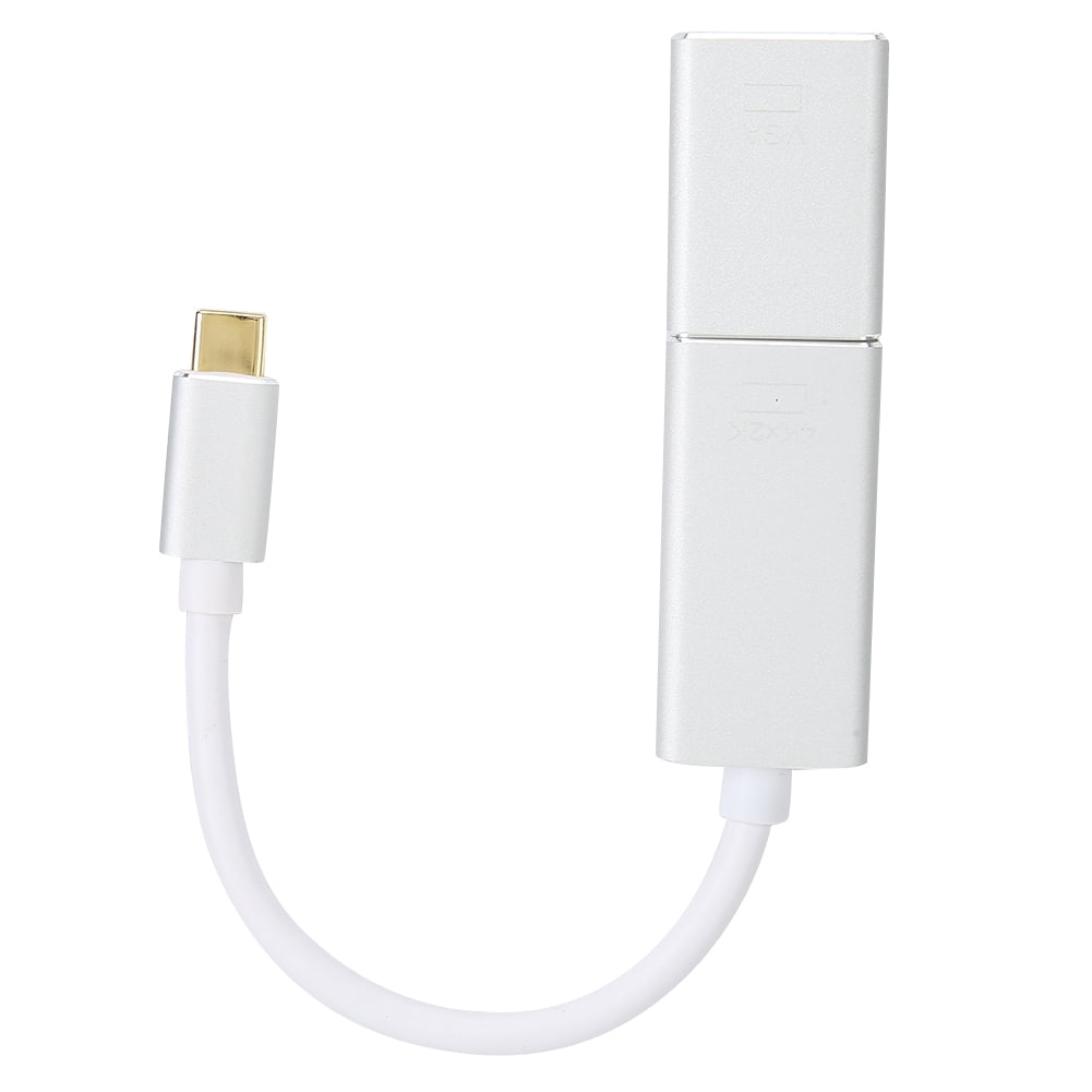 Type C TO DP/DP TO VGA Cascade Combination Patch Cord Converter Adapter ...