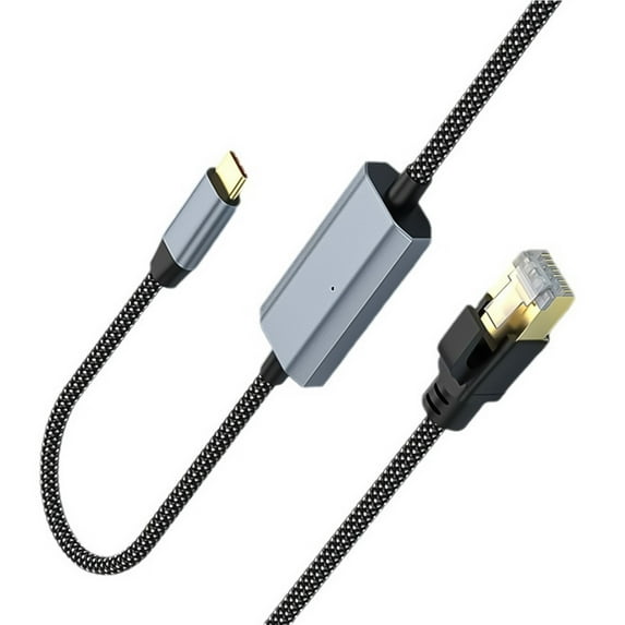 Type C To Ethernet Conversion Cord 1000Mbps Connection USB C to ...