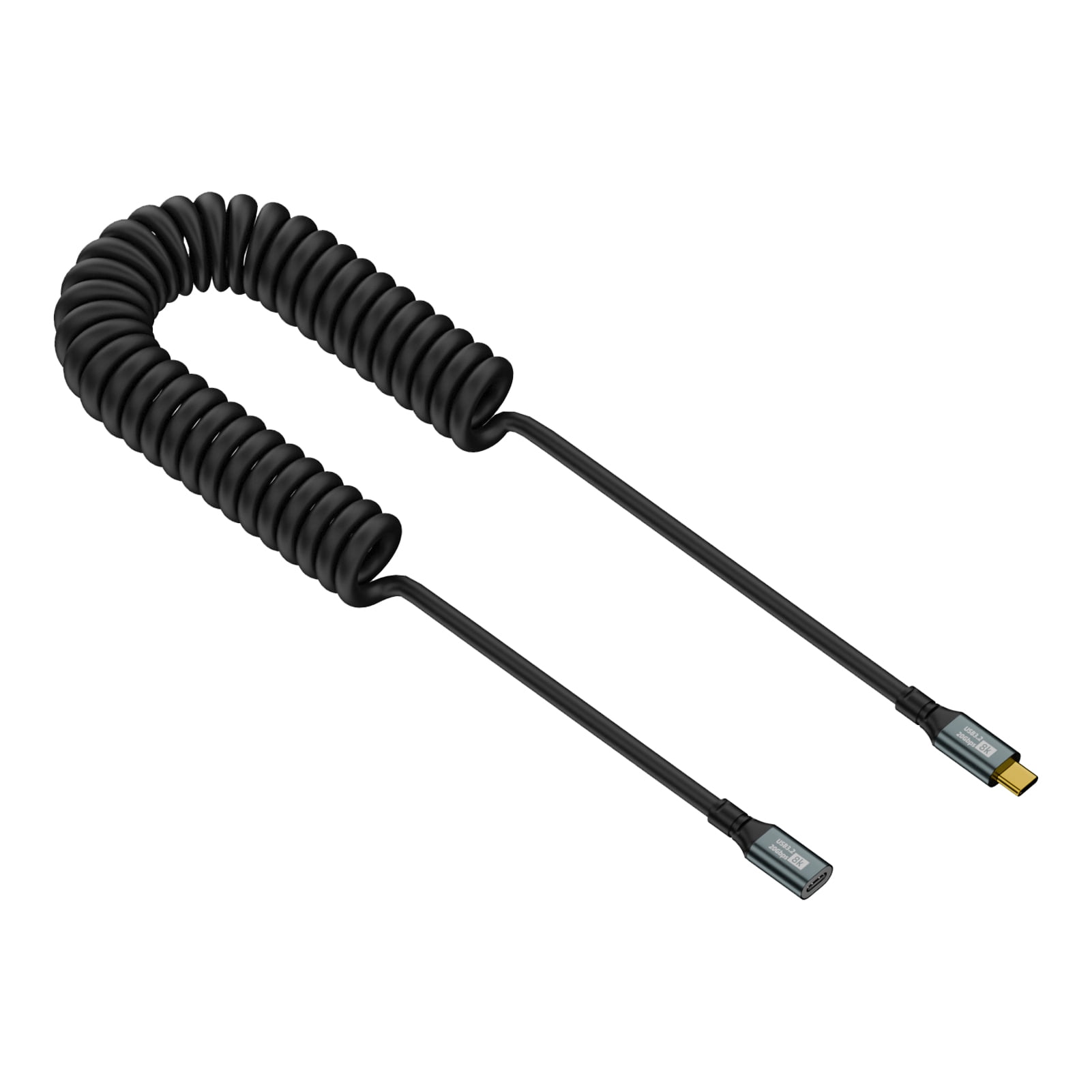 Type C to Type C Cable, Stretchy Super Fast USB C Charger Long USB C ...