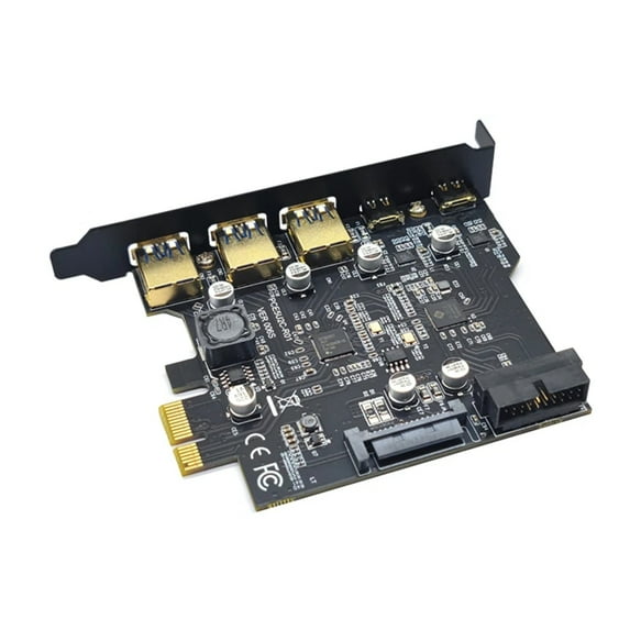 Type C USB 3.2 Gen1 PCIE Card Hub USB 3.0 PCI Express Board PCI-E PCI E ...