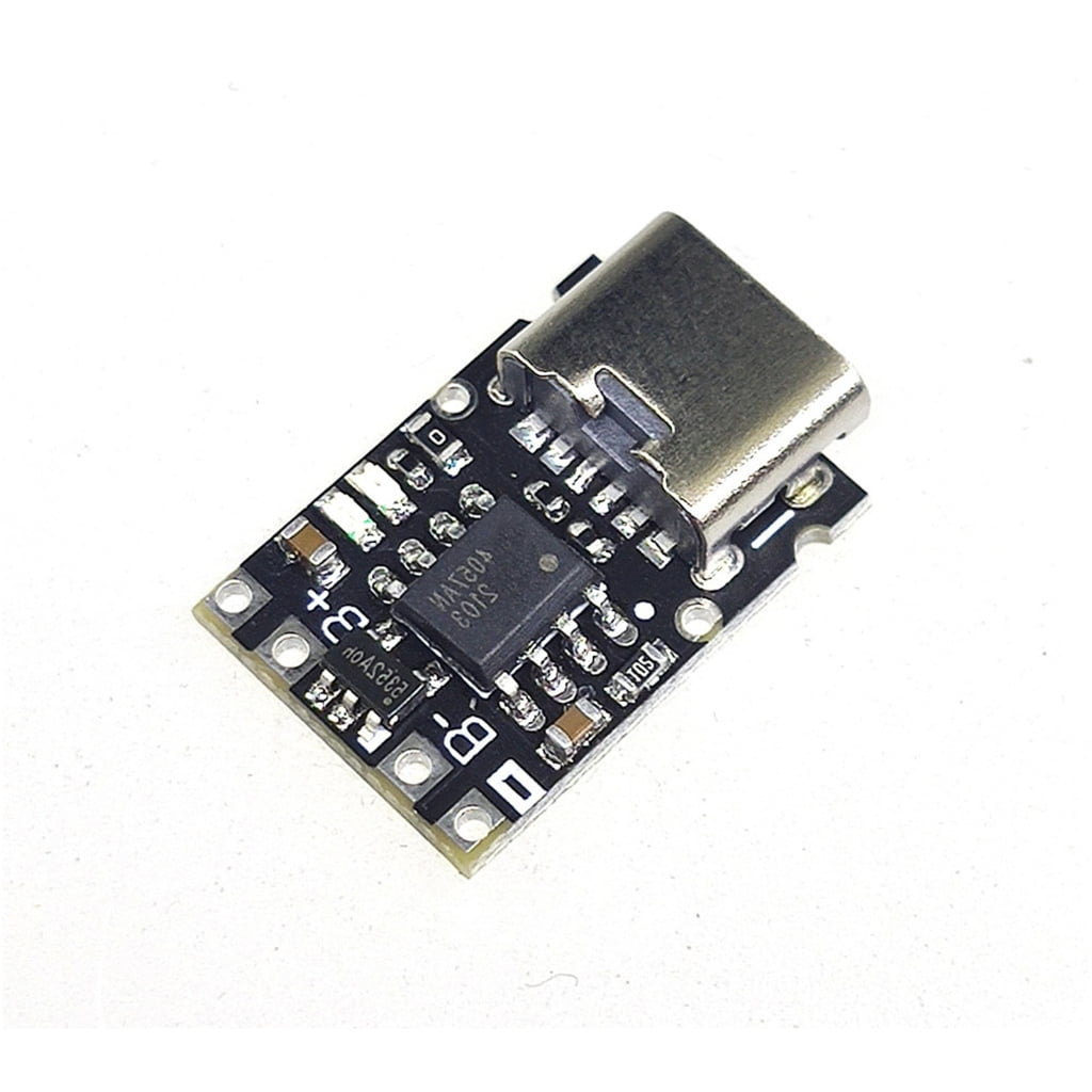 Type C USB 5V 1A TP4057 Charging Board for 18650 Cell Batteries ...