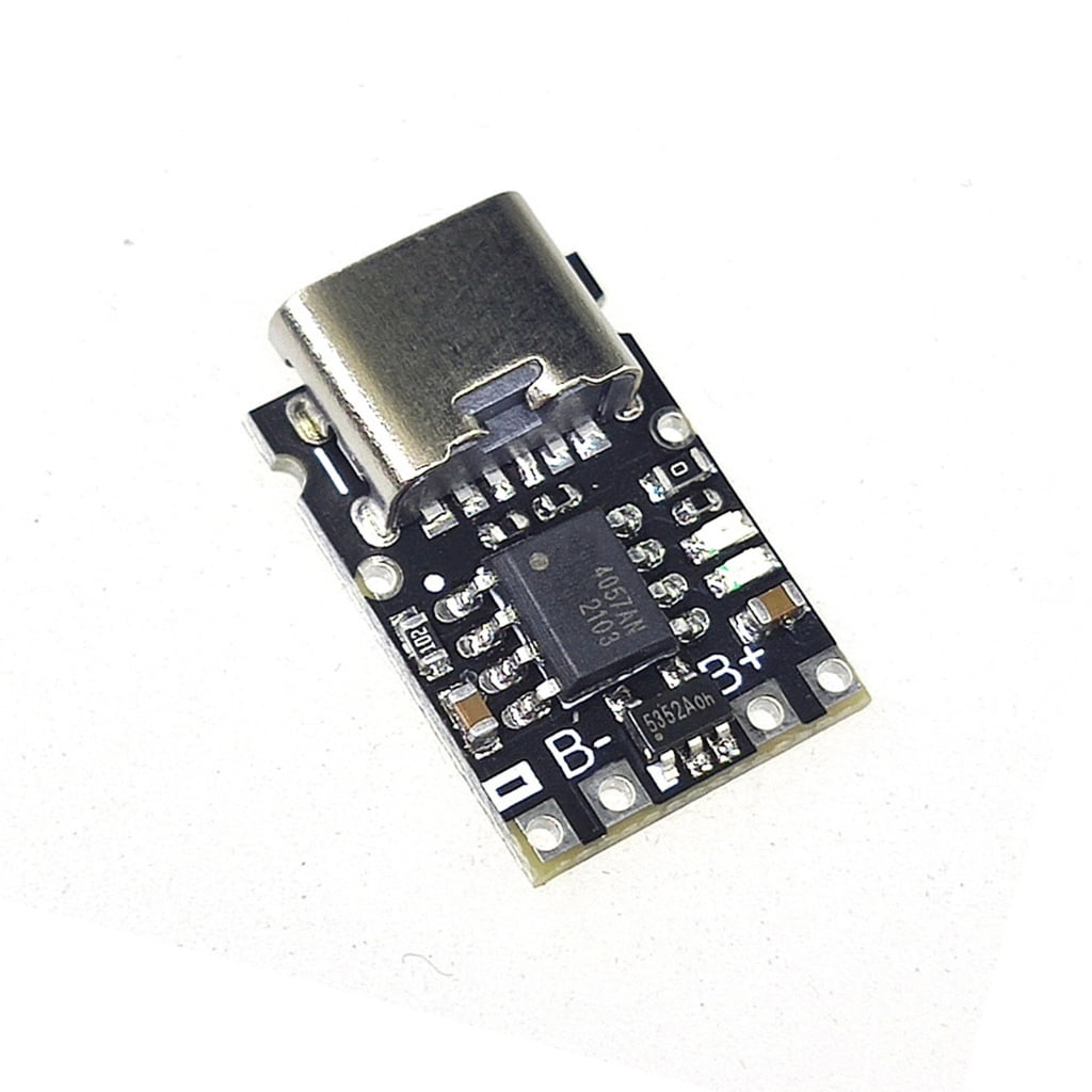 Type C USB 5V 1A TP4057 Charging Module for 18650 Cell Battery Charging ...