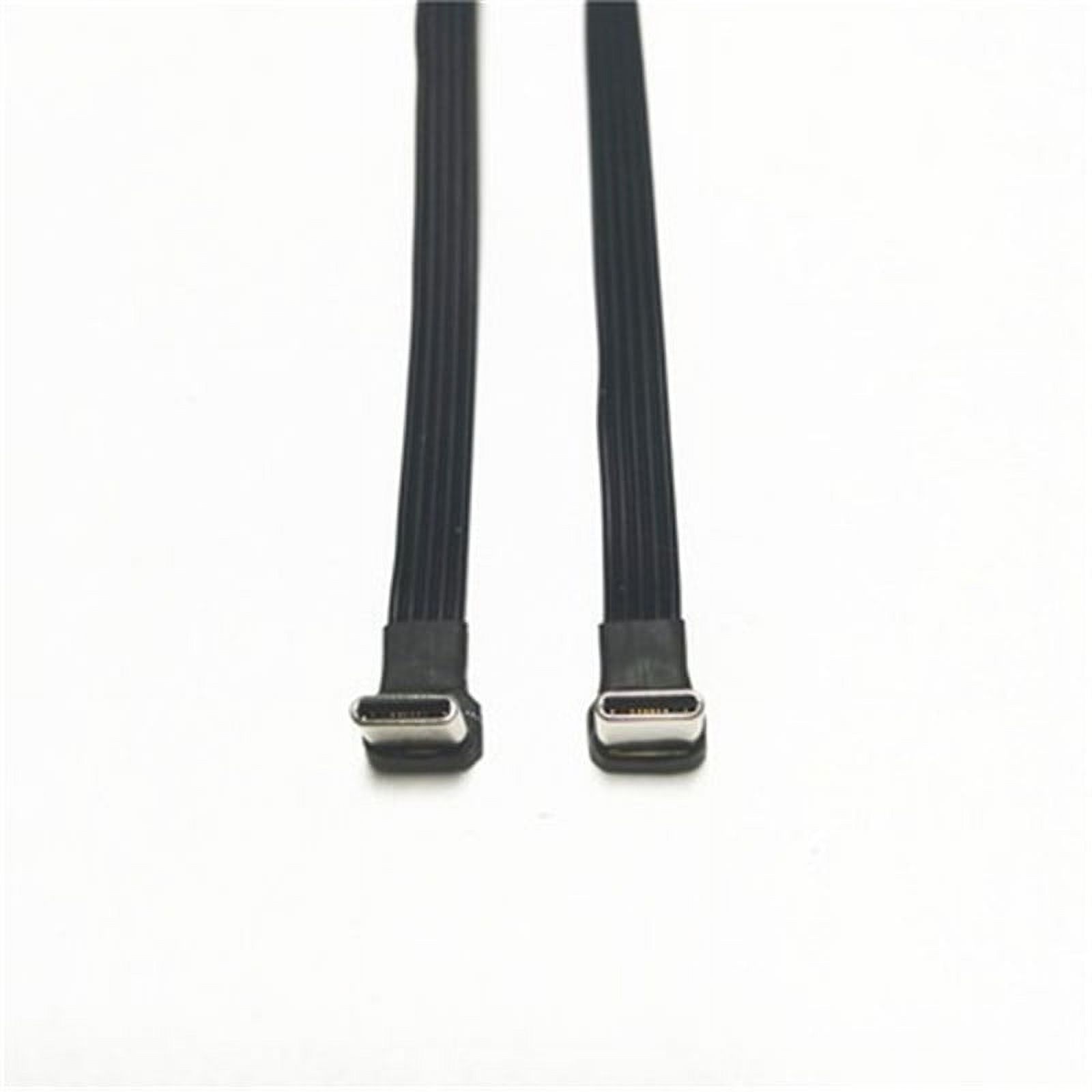 Type C to USB-C 90 Degree Angled adapter cable Power bank flexible ...