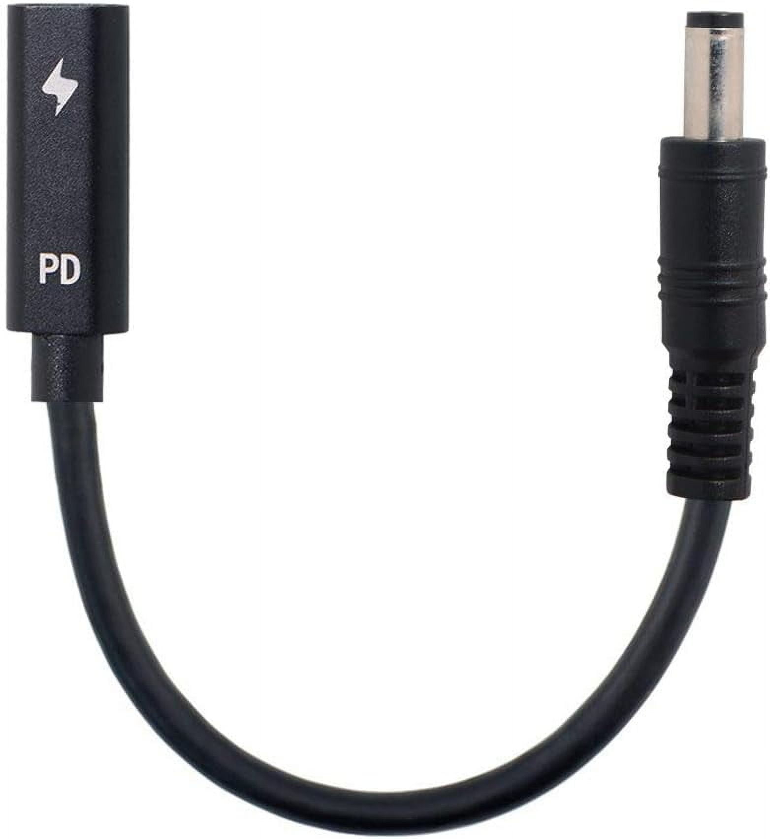 Type C USB-C Female Input to DC 5.5x2.1mm Power PD Charge Cable fit for ...