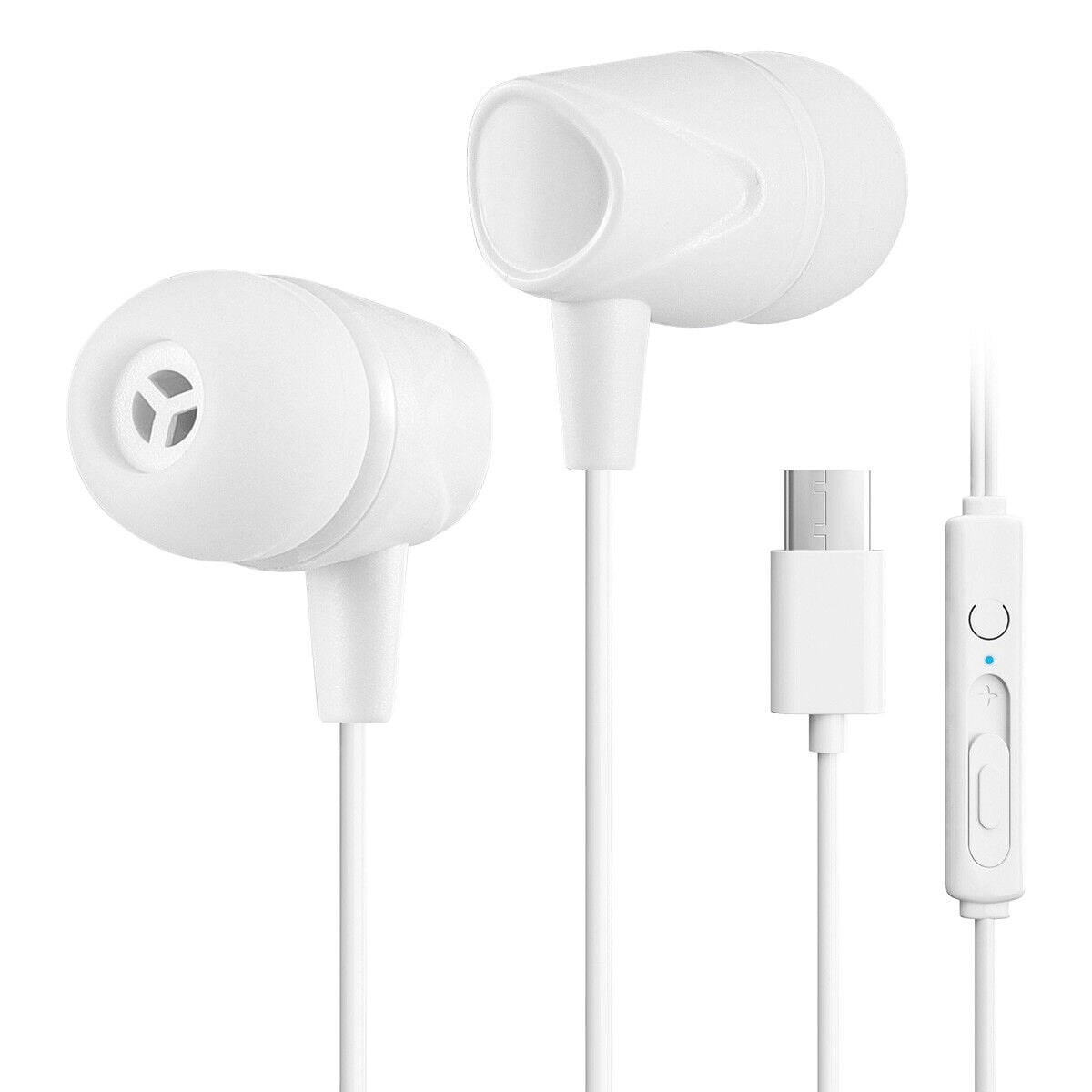 Type C USB C Headphone Headset Earbuds w/ Mic For Samsung Galaxy S22 ...