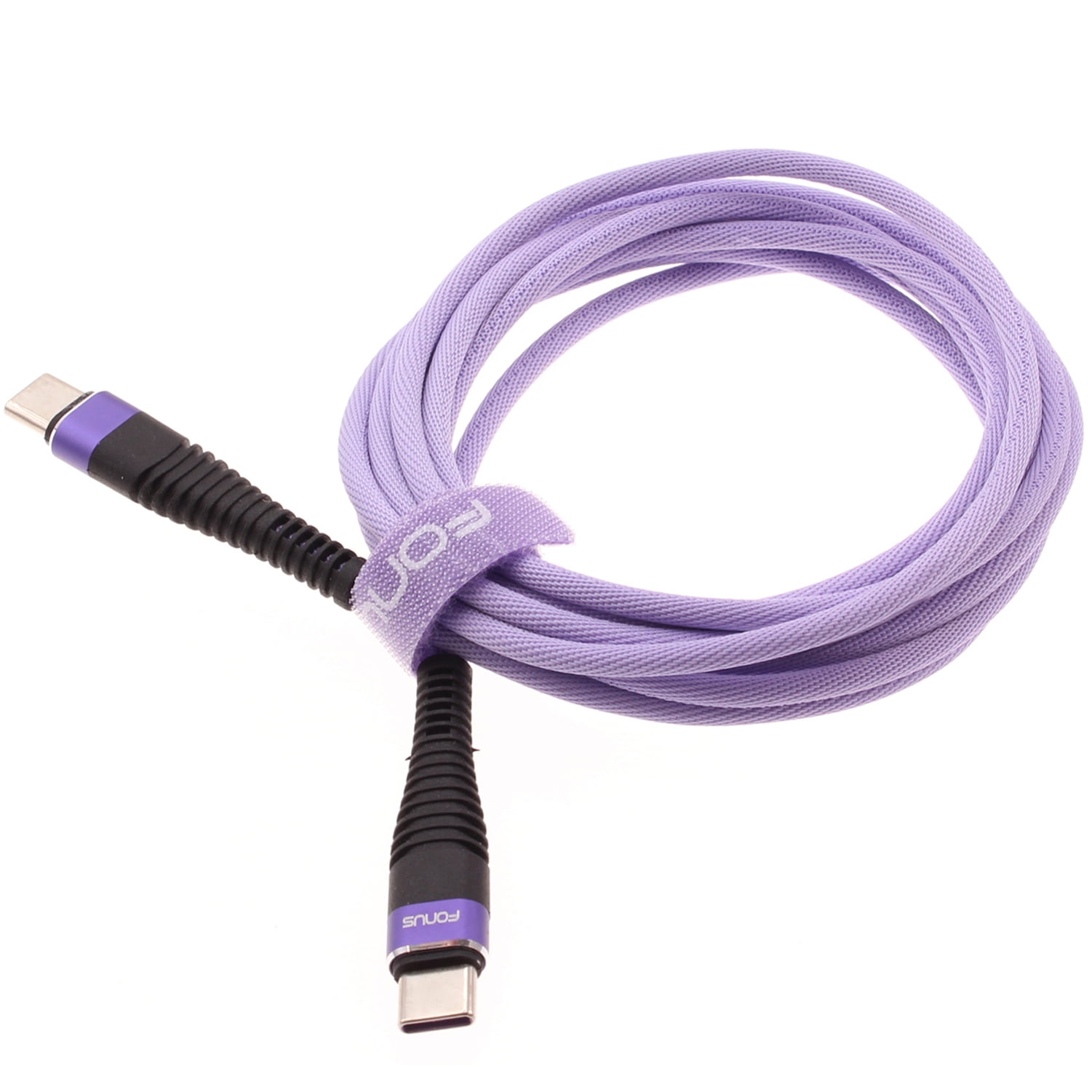 Type-C to USB-C Purple 10ft PD Cable for Samsung Galaxy A14 5G Phone ...