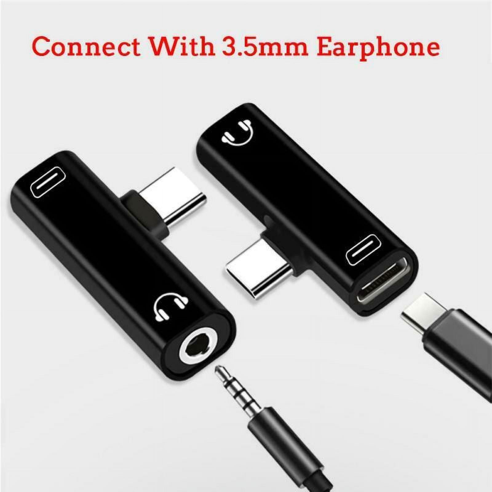 Type C USB C to 3.5mm Aux Audio Cable Earphone External Microphone ...