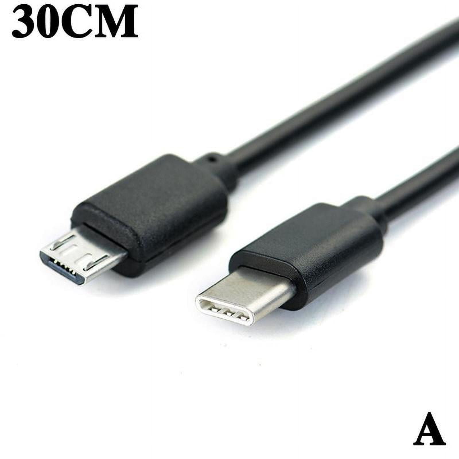 Type C (USB-C) to Micro USB Male Sync Charge OTG CHARGER Adapter Cable ...