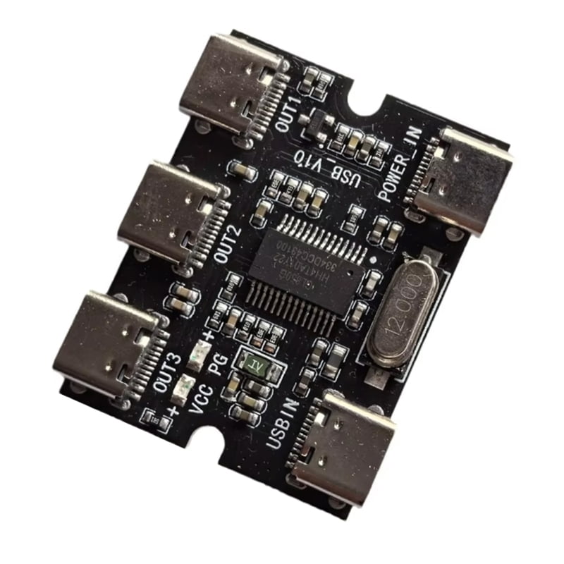 Type C USB Expansion Board Hub USB Expansion Module 1 In 3 Out with ...