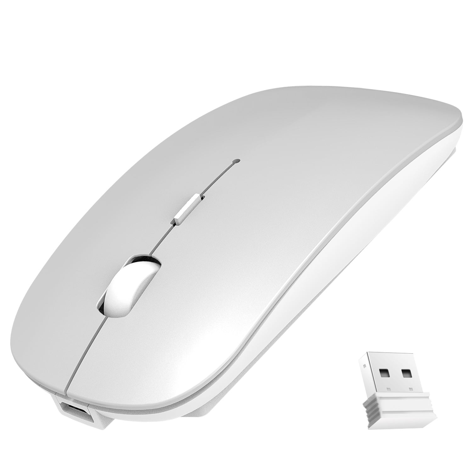 Type C Wireless Mouse, Vssoplor Dual Mode 2.4G Wireless Mouse USB C ...