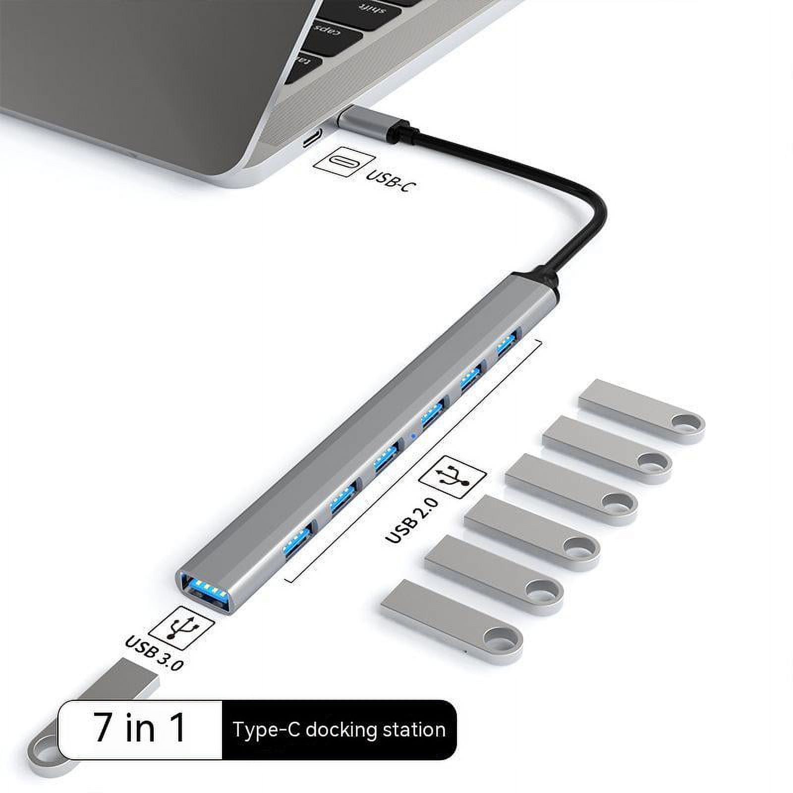 (Type-C interface)7-in -1 Type-c Docking Station Usb Hub Hub USB3.0 ...