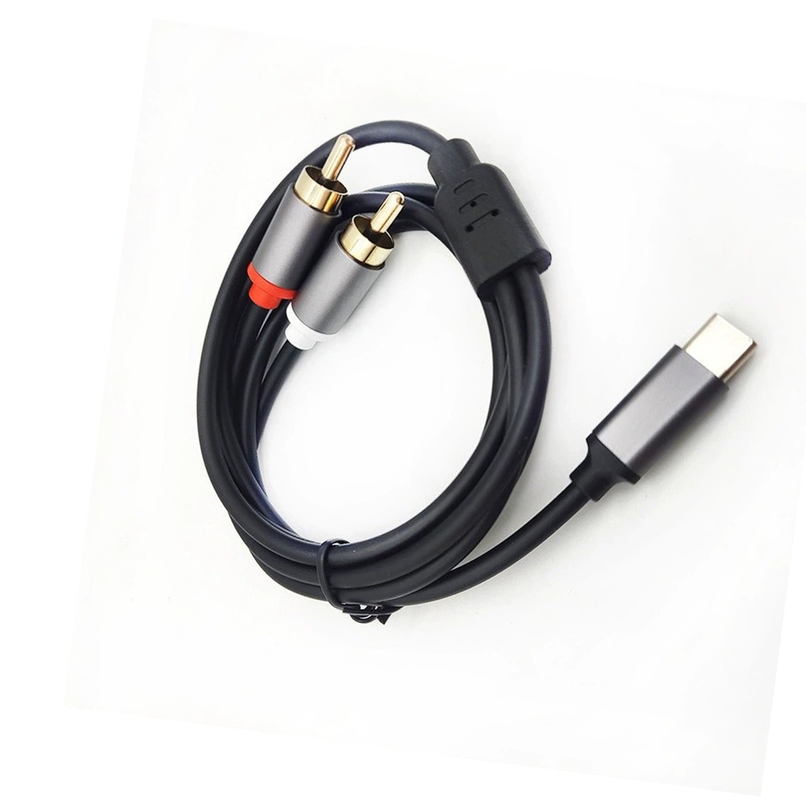 Type C to 2RCA Auditory Adapter Cable Reinforced Construction for ...