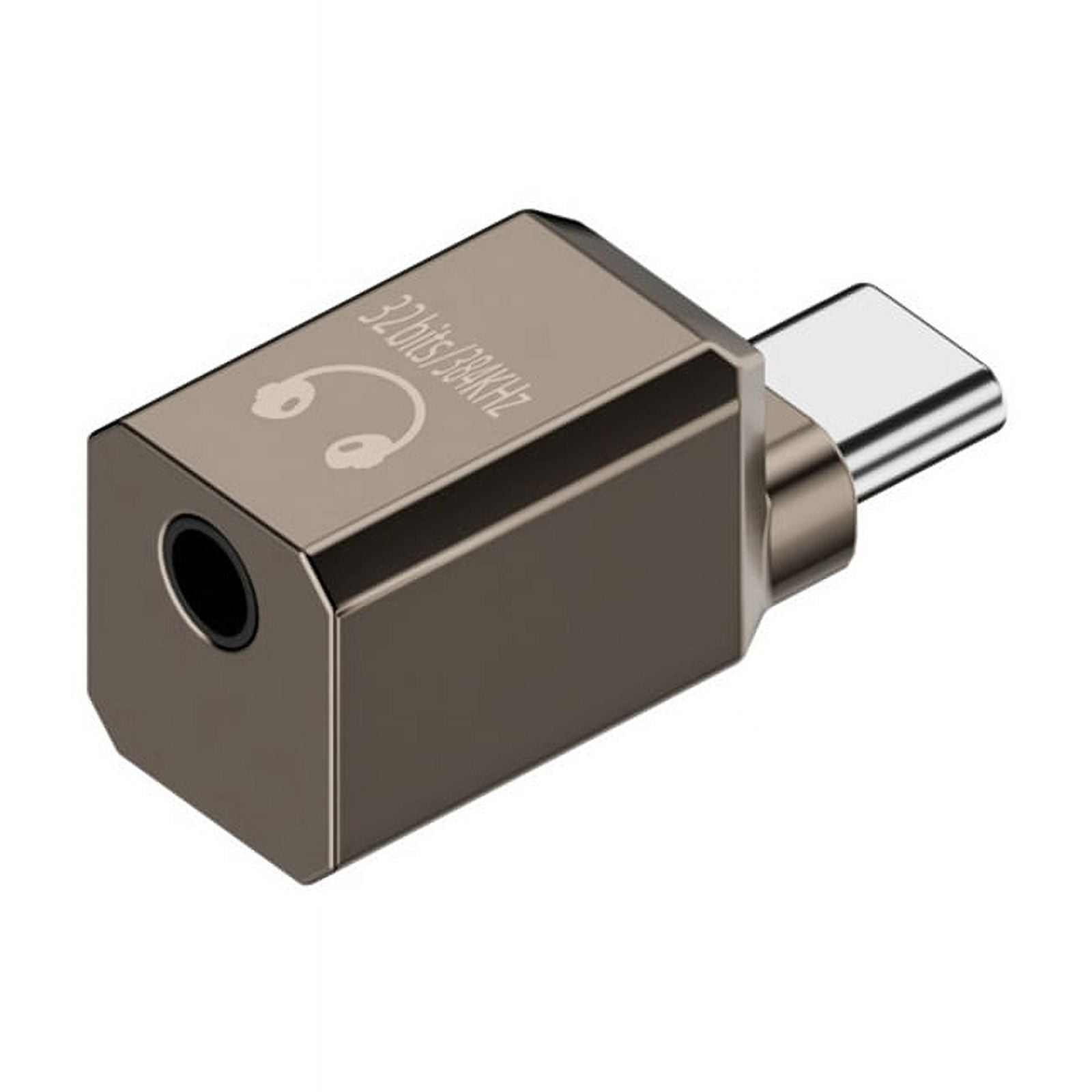 Type-C to 3.5mm Audio Adapter 32Bit/384KHz Decoding Chip USB C ...