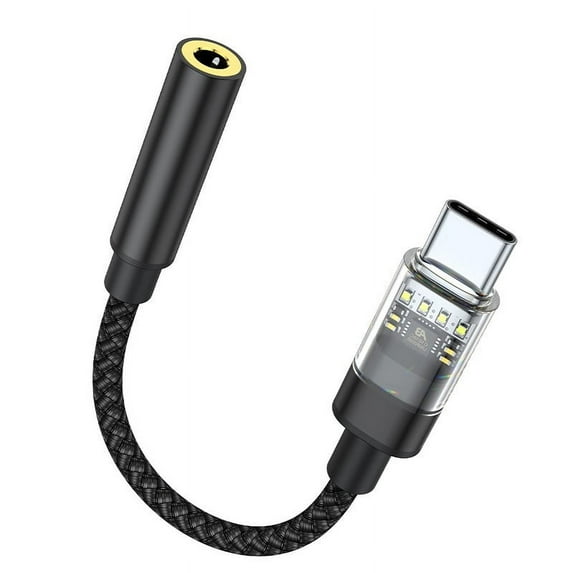 Type C to 3.5mm Cable Conversion Adapter Converter Cord Male to Male ...