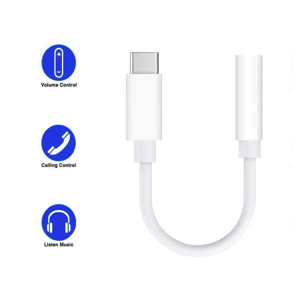 Type C to 3.5mm Female Aux Audio Cable USB C Headphone Jack Adapter ...