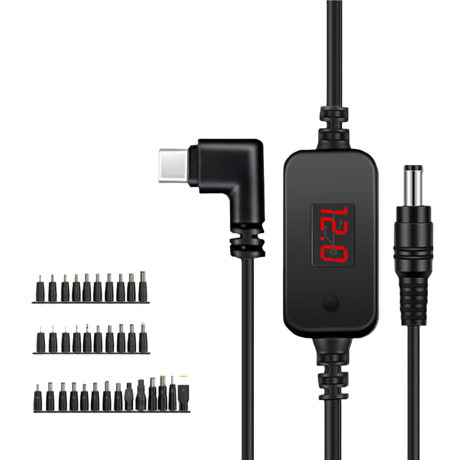 Type C to DC5.5 Charging Cable Offering Adjustable Voltages and ...