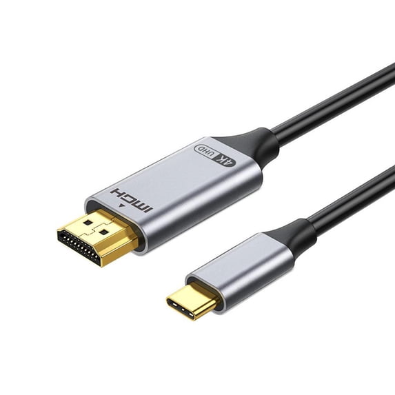 Type-C to HDMI Cable 4K 60Hz, Audio Video Sync, for Phone/Laptop to TV ...