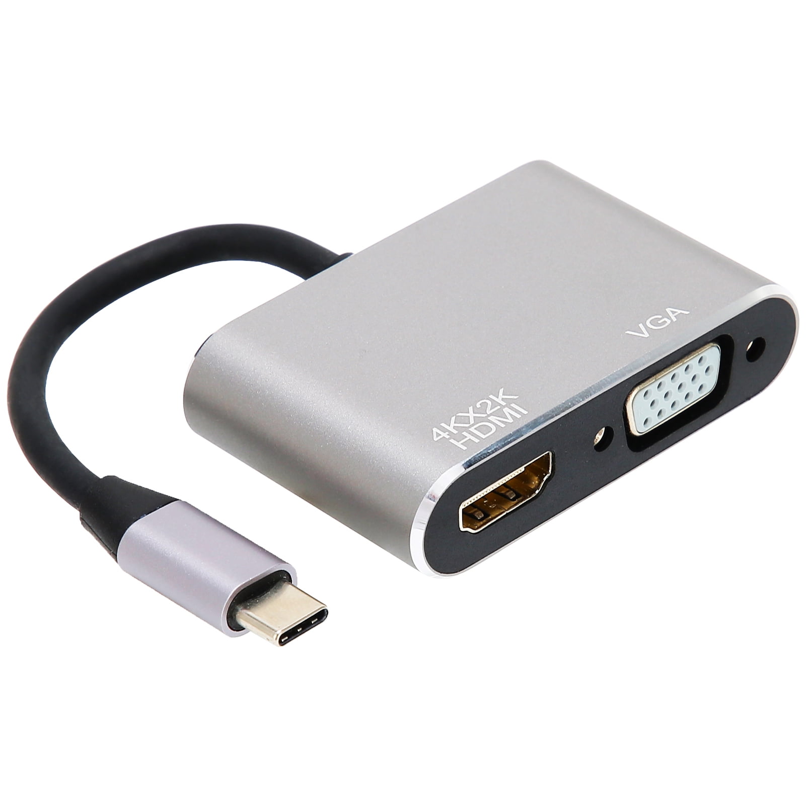 Type?C to Multimedia Interface+VGA Female Splitter Adapter Type?C Multi ...