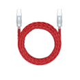Type C to Type C Braided Cable Eight Cored Monocrystalline Coppered ...