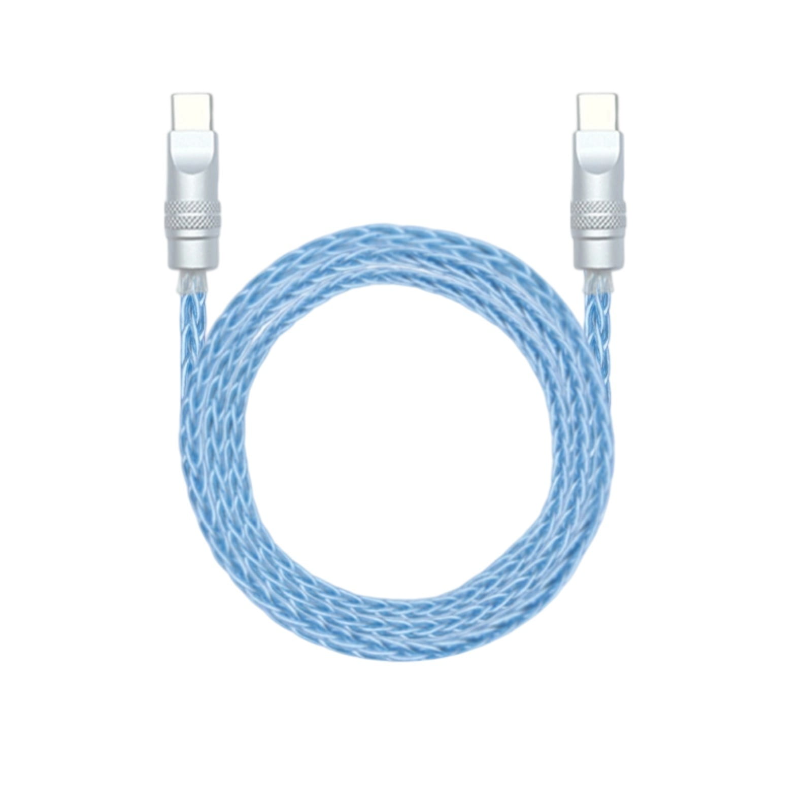 Type C to Type C Braided Cable Eight Cored Monocrystalline Coppered ...