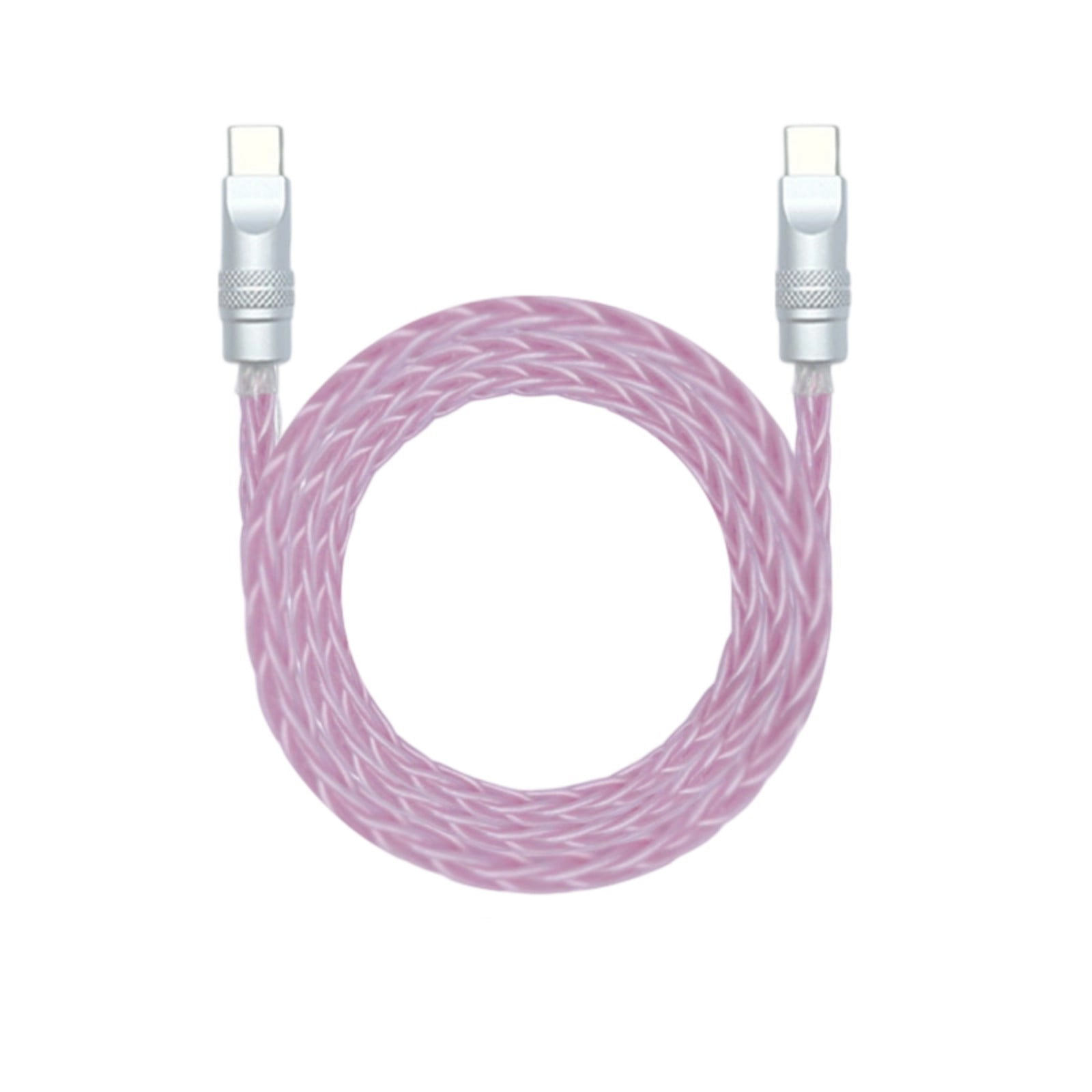 Type C to Type C Braided Cable Eight Cored Monocrystalline Coppered ...