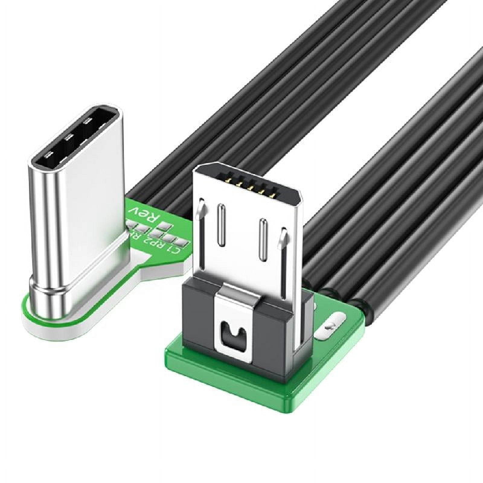 Type C to USB 5Pin Data Cable with Bend Head for Electronics Chrging ...