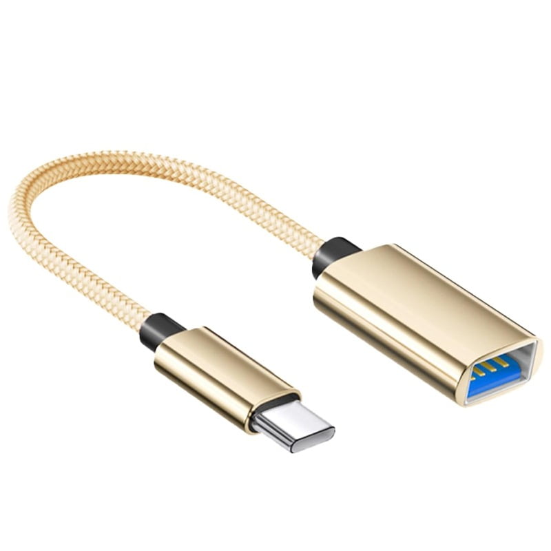 Type C to USB Adapter USB OTG Adapter Cable Short Line USB Type C Male ...